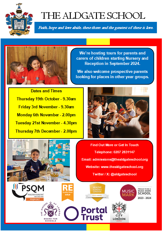 Admissions | The Aldgate School