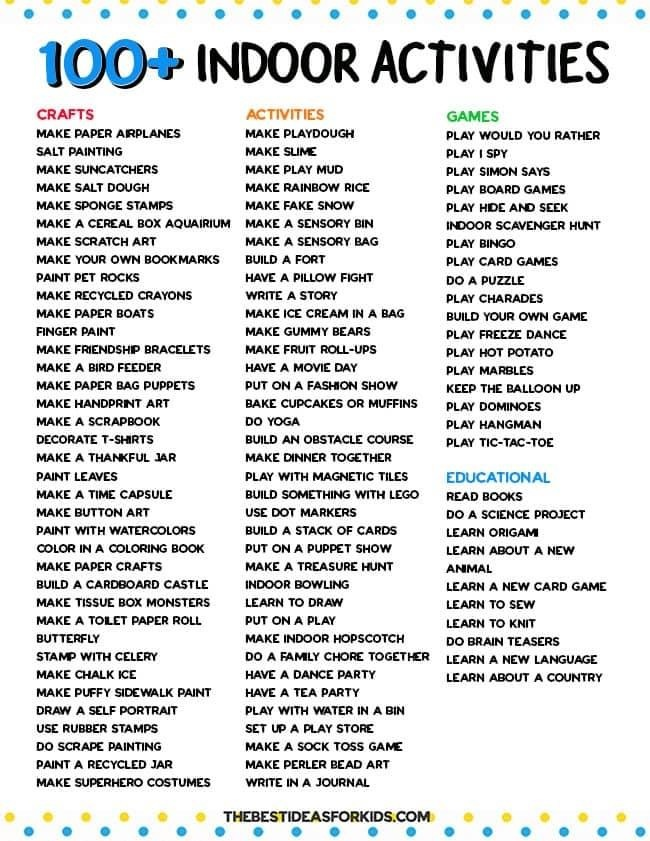 Indoor Activities | Kingsfold Primary School