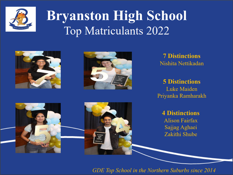 Matric Results | Bryanston High School