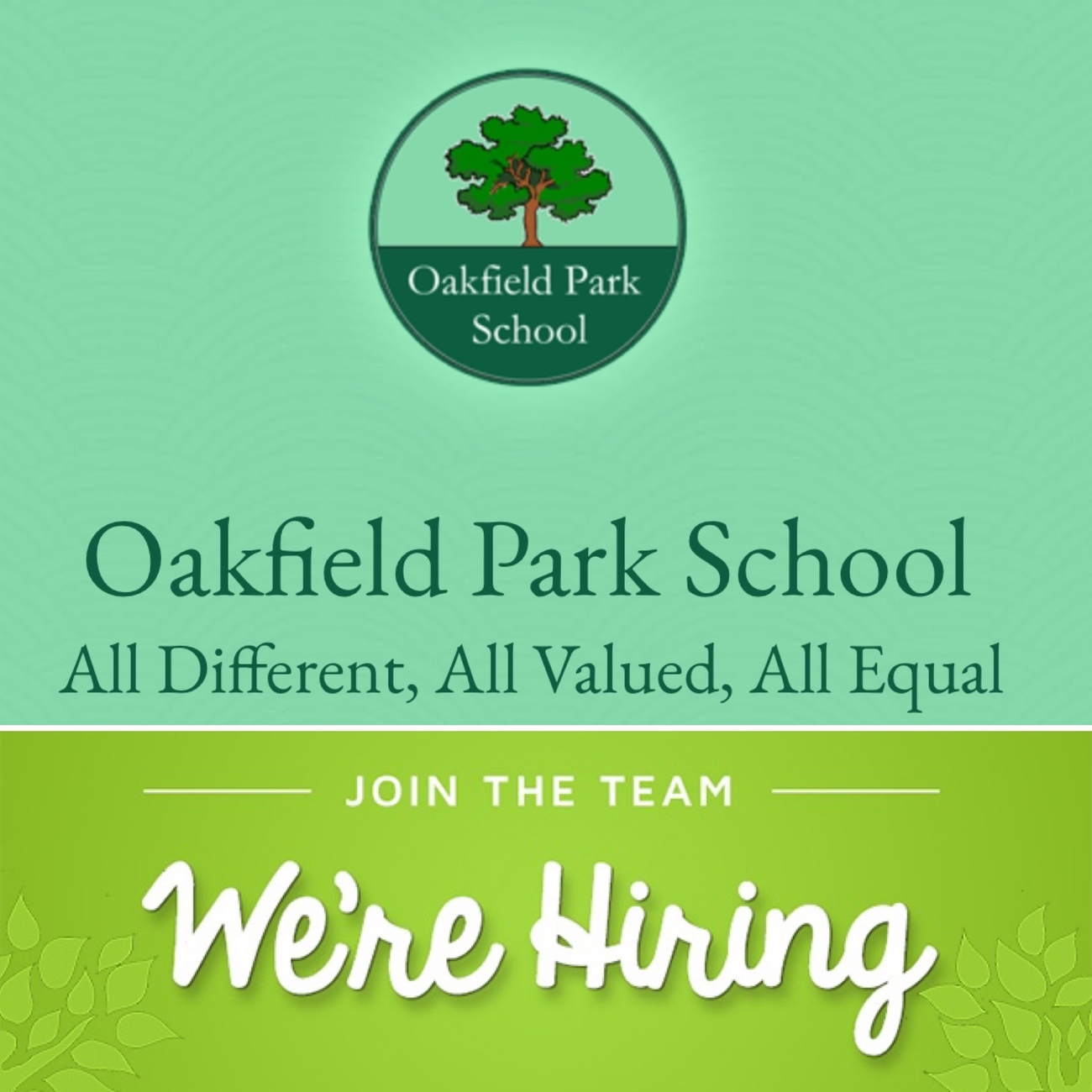 Vacancies | Oakfield Park School