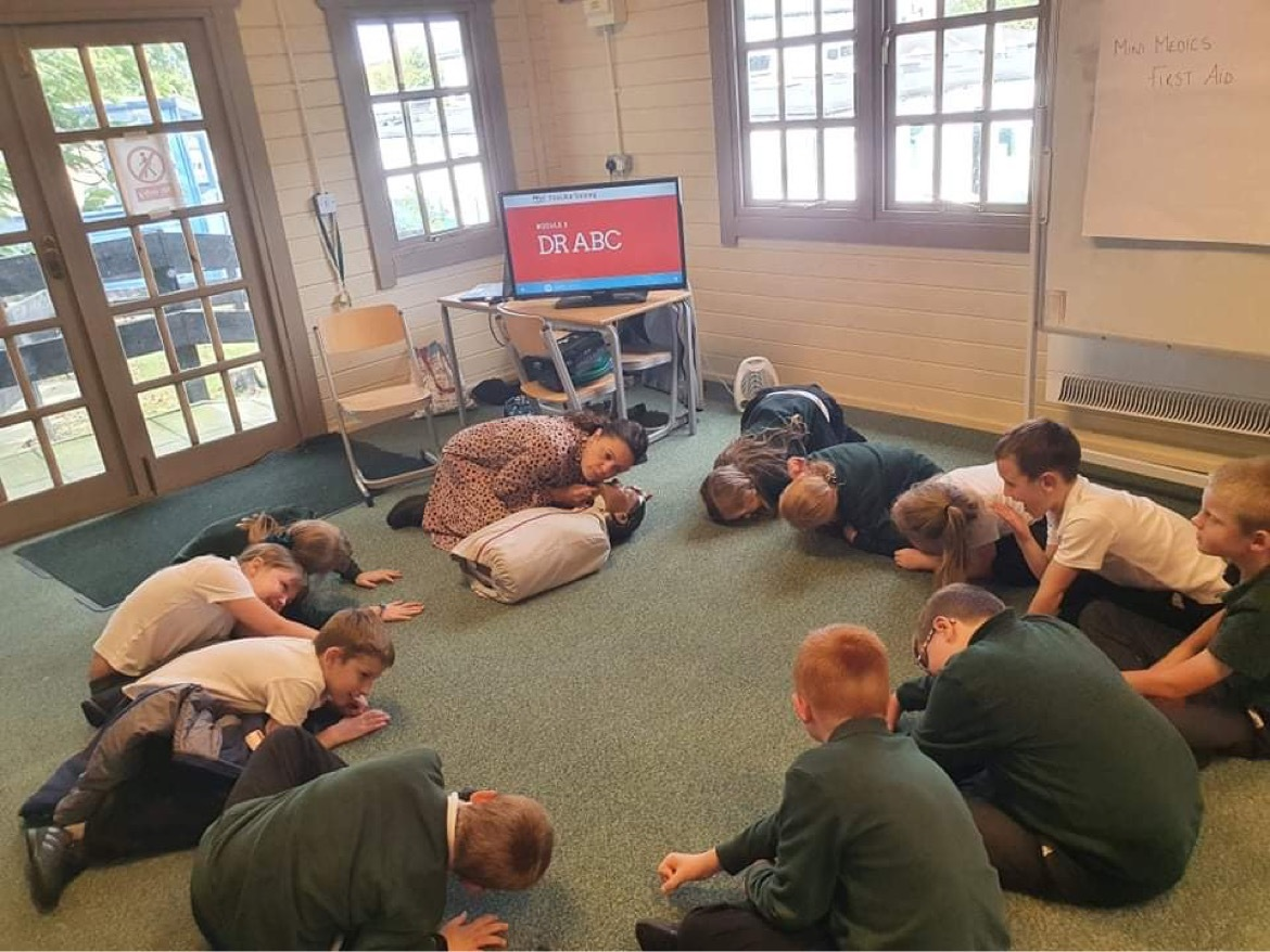 First Aid Training for the whole school with Louise from Lou Botham ...
