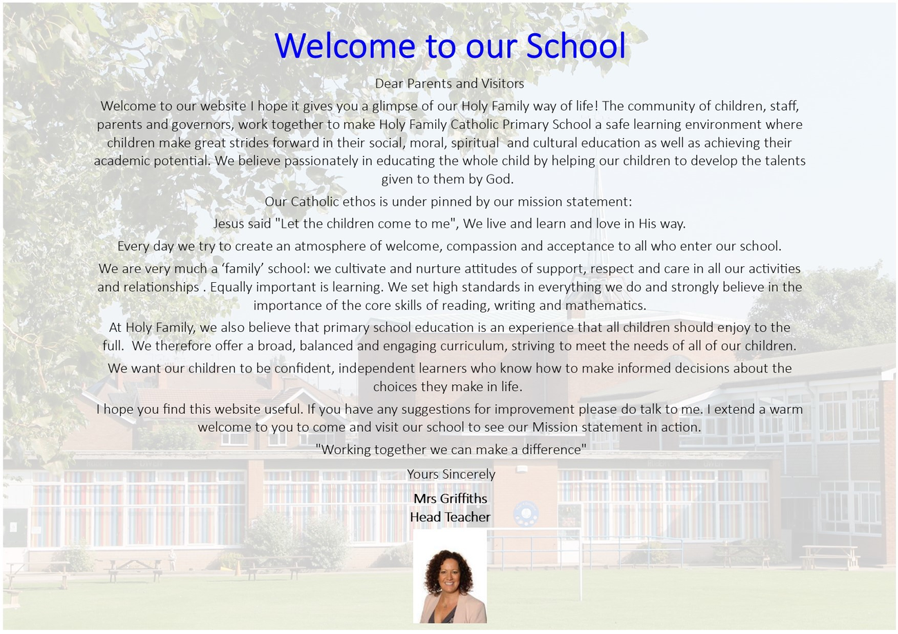 Home | Holy Family Catholic Primary School