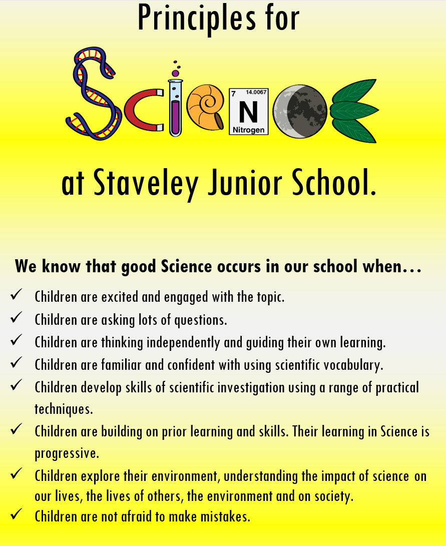 Science | STAVELEY JUNIOR SCHOOL